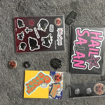 DEAD INSIDE & Do Not Disturb Goth Button Set. 1 Pins for - Etsy