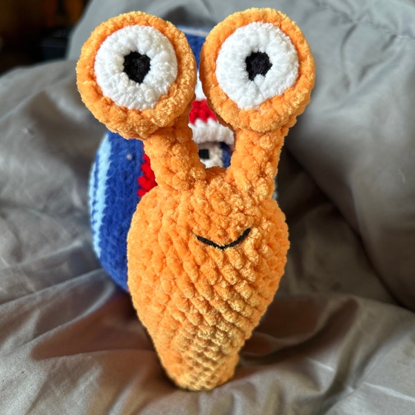 Turbo Snail Plush, Hypoallergenic Yarn Stuffed Animal . - Etsy