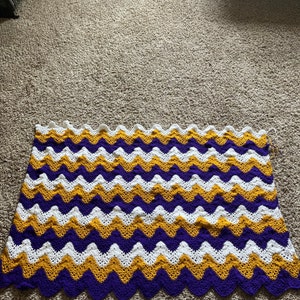 Gorgeous Twilight Wave Crochet Afghan, Vintage Crochet Pattern, PDF ...