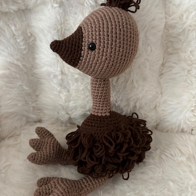 CROCHET PATTERN Eli the Baby Emu - Etsy