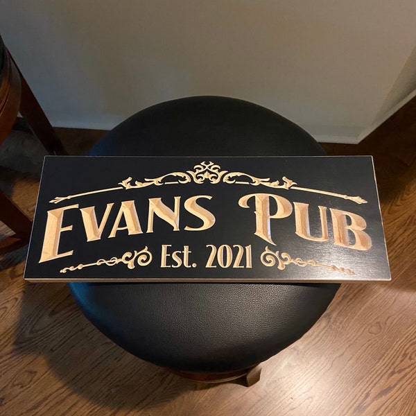 Custom Bar Sign Custom Pub Sign Craft Beer Sign Personalized Pub Sign ...
