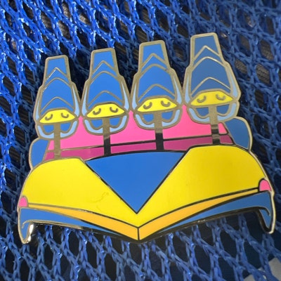Hydra Dorney Park, Floorless Roller Coaster Enamel Pin Badge, Bolliger ...