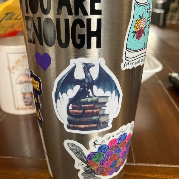 The Reader Tarot Card Sticker Reader Sticker Tarot Sticker Book Sticker ...