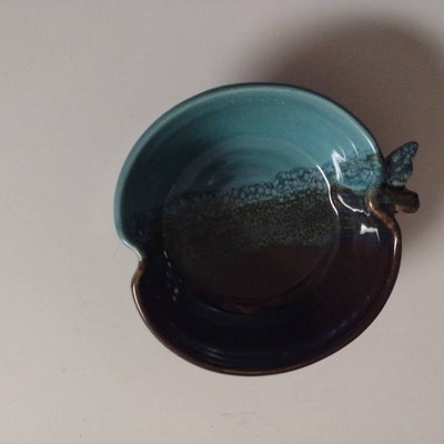Neher Clay in Motion Handmade Ceramic Large Oval Shaped Baker in Ocean ...
