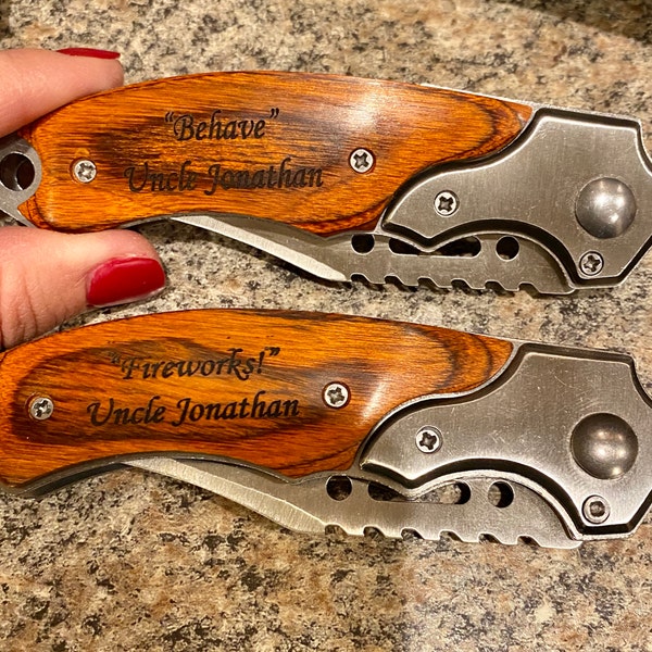 Keepsake Knife, Memory Flower Knife, Personalized Knife, Flower Petal ...
