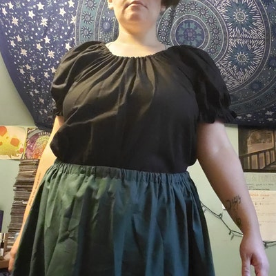 Renaissance Dress Chemise Style Costume Gown Grey W/dagged Sleeves ...