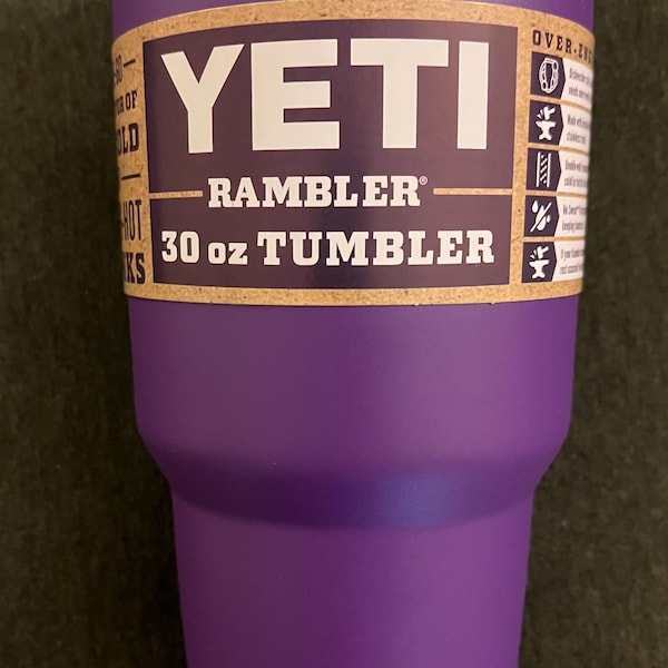 Yeti Rambler Tumbler 30 Oz Personalized Customized Rare Colors - Etsy