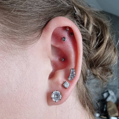 Right or Left Facing Koi Fish 14k White Gold From Junipurr, Perfect for ...