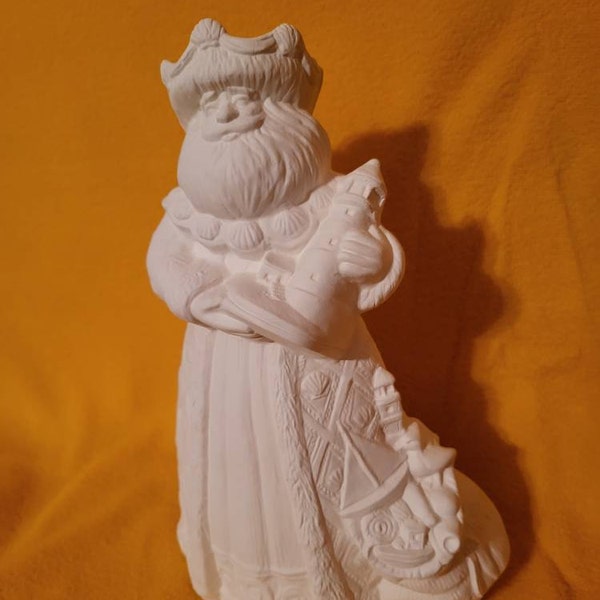 Seashell Santa in Bisque Ready for You to Paint - Etsy