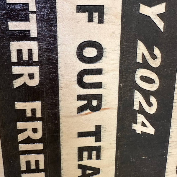 First Sergeant Hanging Wall Plaque 1SG Wood Cutout With Inscription ...