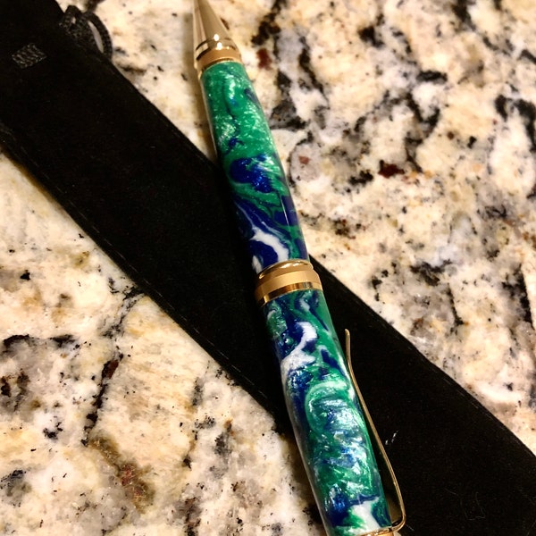Handmade Pen, Twist Pen, Acrylic Pen, Big Ben Pen, Unique Gift, Custom ...