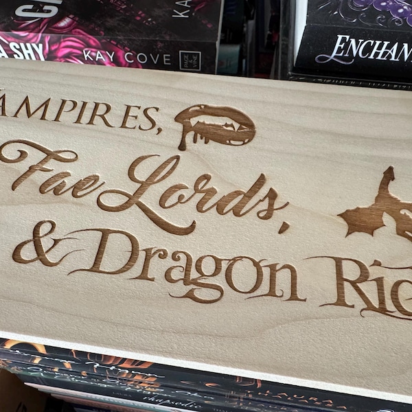 Vampires Wood Sign, Twilight Decor, Team Edward, Bookish Merch, New ...