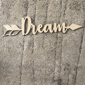 Arrow Name Sign, Nursery Decor, Script Name, Personalized Wood Sign ...