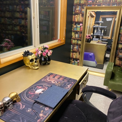 Aztec Octopus Desk Mat, Aesthetic XL Desk Pad, Geometric Mouse Pad, Red ...