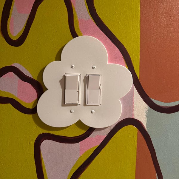 Chunky Light Switch Cover - Multiple Colors! - Etsy