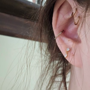 Angel Wings Piercing single Mix Marquise Cz Piercing 925 - Etsy