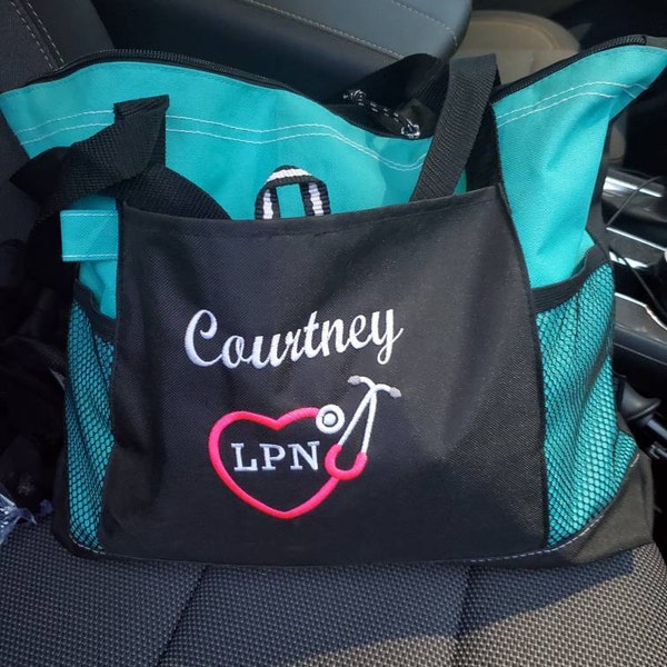 Custom Nurse Bag RN Bag Custom CNA Bag Nursing Tote Bag LPN Gifts Bsn ...