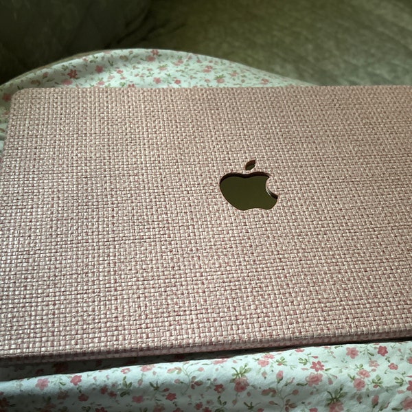 Pink Weave Pattern MacBook Case Protect Cover for MacBook Pro 14 Case ...
