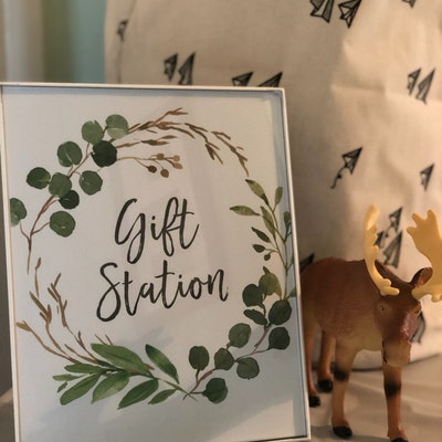 Gift Table Sign Gift Station Sign Gift Table Printable - Etsy