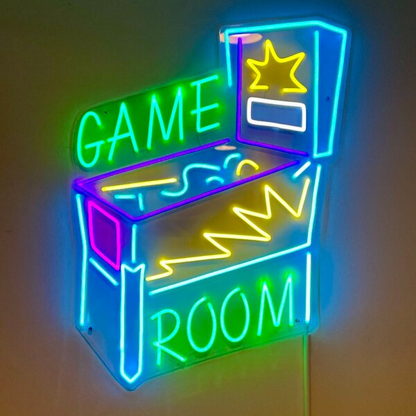Arcade Game Room Led Sign, Arcade Neon Sign, Wall Decor, Game Room Neon ...
