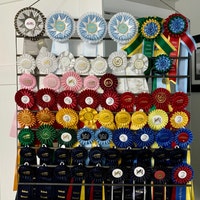 Upscale HIGH CAPACITY Horse Show Ribbon Display Holder holds - Etsy Canada