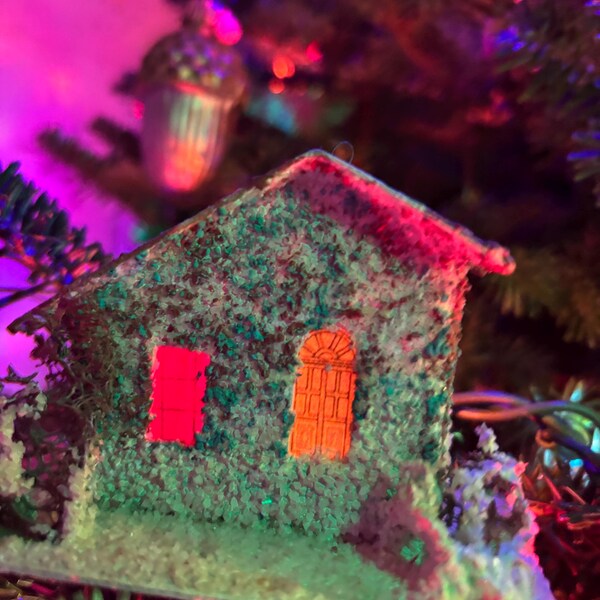 Vintage Schiaparelli Bright Loud Colors Triangular Design Silk Scarf ...