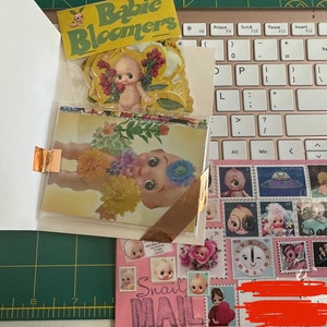 Kewpie Flower Stickers Cute Big Eye Dolly Baby Boopsiedaisy Sticky Poos ...