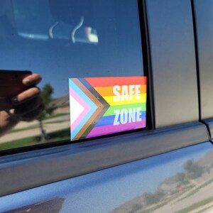 LGBTQ Pride Flag Static Cling Windows Mirrors Car Windows - Etsy