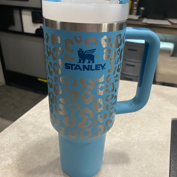 Stanley 40oz Tumbler- Full Tumbler Wrap Laser Engraved-cheetah/leopard ...