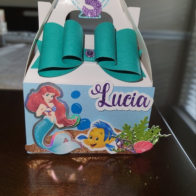 Princess Ariel Party Favor Box the Little Mermaid Party Favor - Etsy