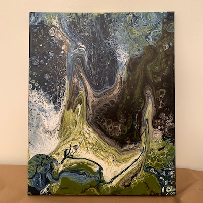 Landslide no. 1 Digital Download Acrylic Pour Painting - Etsy