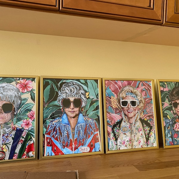 Dorothy - Dorothy Zbornak - Acrylic Painting - Bea Arthur - Art Print ...