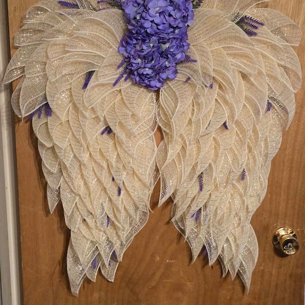 Angel Wings Wire Wreath Form - Etsy