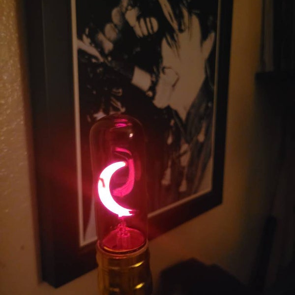 Crescent Moon and Snake Light Bulb Bundle | E27 Red Light Globe ...