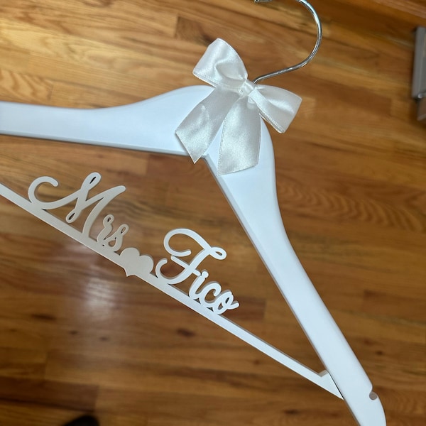 Wedding Dress Hanger, Mrs Hanger, Bridal Hanger, Wedding Hanger, Bride ...