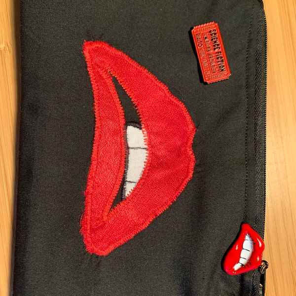 Science Fiction Double Feature Ticket Soft Enamel Pin - Red Lapel ...