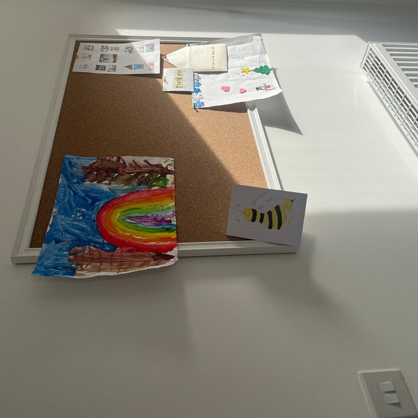 Extra Large Framed Cork Board - Black Solid Wood Frame | 8mm Thick Cork ...