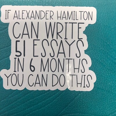 Hamilton Sticker, Funny Stickers, Laptop Stickers - Etsy