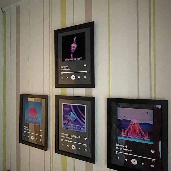 Personalised Spotify Song Frame - Etsy