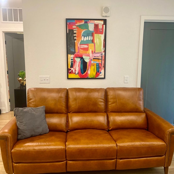 Large Colorful Vibrant Wall Art Print Bold Bright Abstract Modern ...