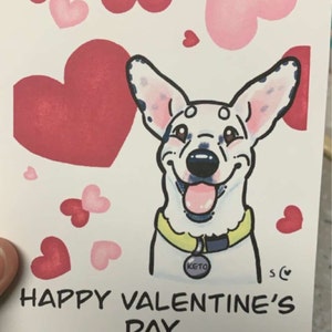 Custom Handmade Dog Card From Your Photo - Etsy