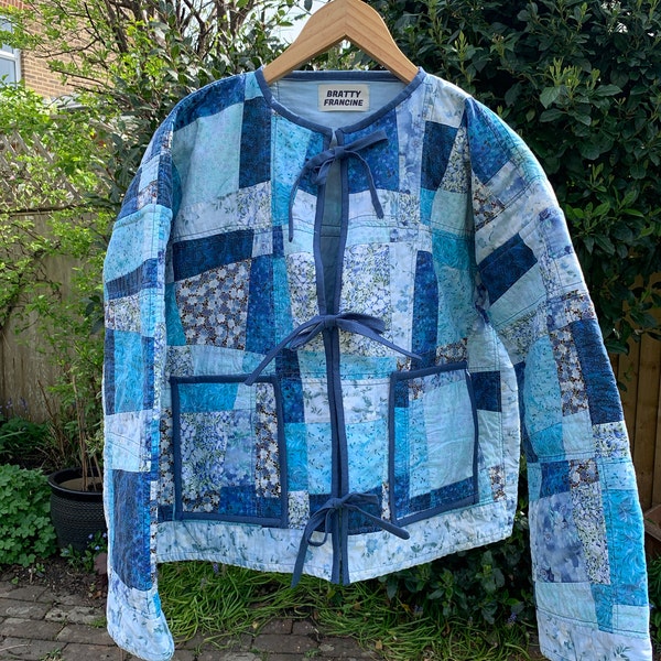 Womens Quilted Jacket Sewing Pattern PDF Chart Instructions to Make ...