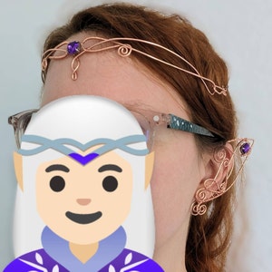 Elf Ears, Fantasy Elf Ear Cuffs, Elven Ear Earrings,green Elvish Ears ...