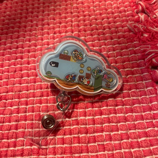 Video Game Shaker Badge Reel - Etsy