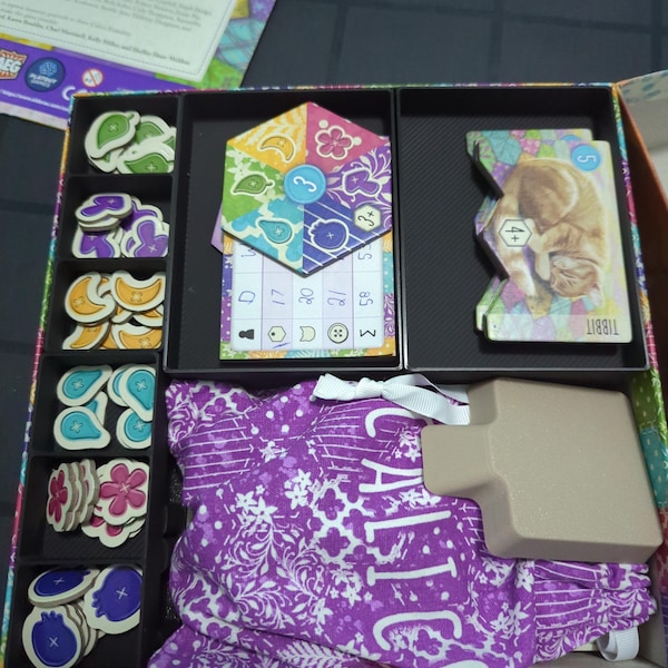 Calico Insert | Calico Board Game Organizer | Calico Storage Solution ...