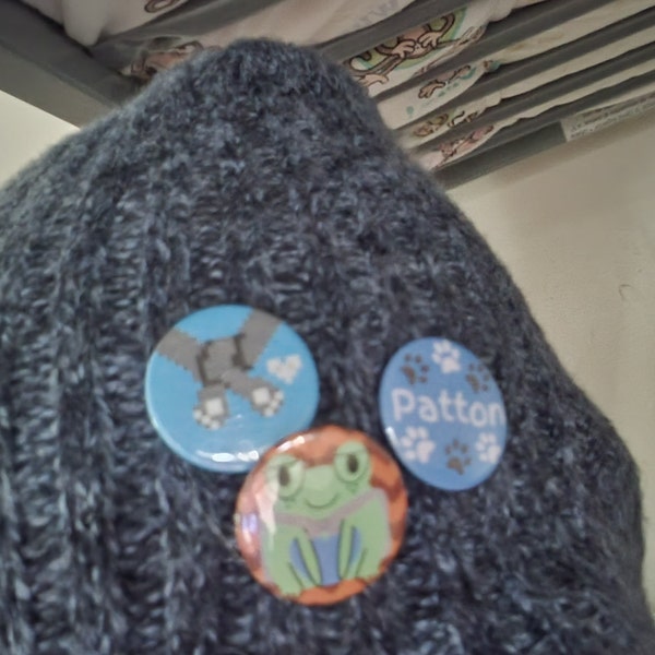 Sanders Sides Pin Badges 25mm, Logan Patton Roman Virgil Janus and ...