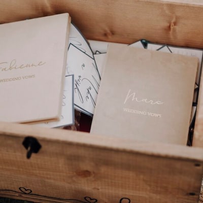 Personalized Wedding Vow Booklets, Personalised Wedding Vow Books ...