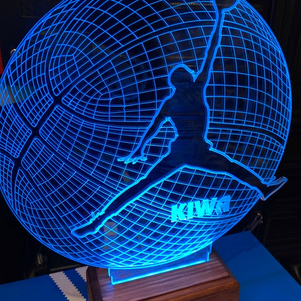 Personalized Gift Custom Lampshade Basketball Player Air Michael Jordan ...