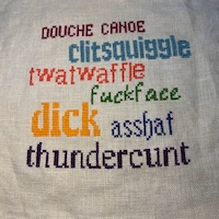 Creative Swear Words - Cross Stitch Pattern - Instant Download - Etsy ...