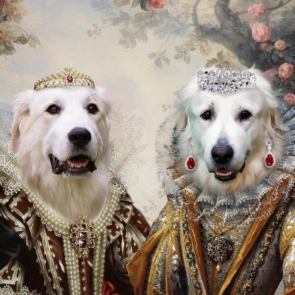 Customizable Pet Portrait of Prince, Prince Pet Portrait From Photo ...